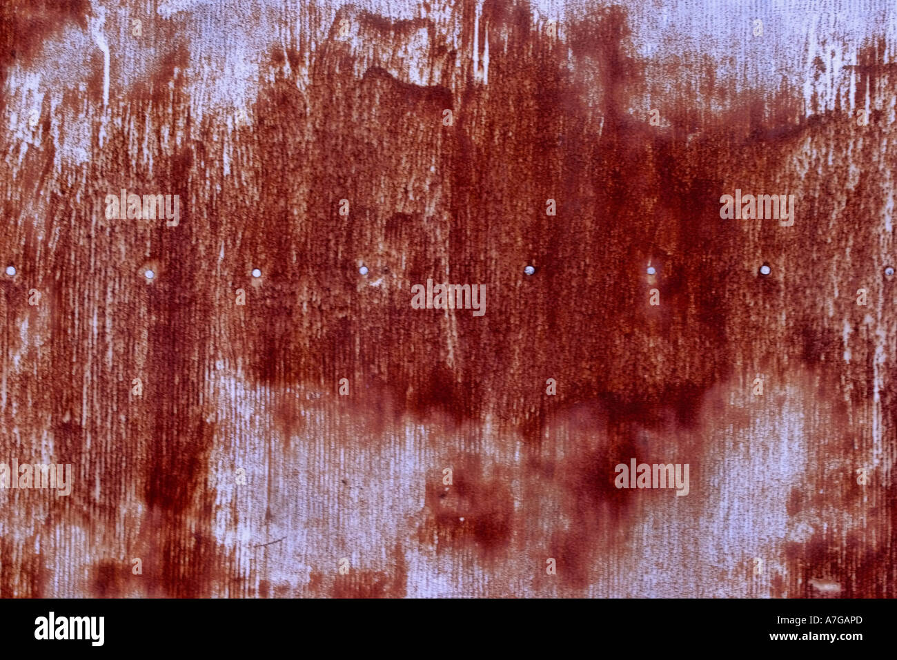 Rusted metal texture and revit holes Stock Photo - Alamy