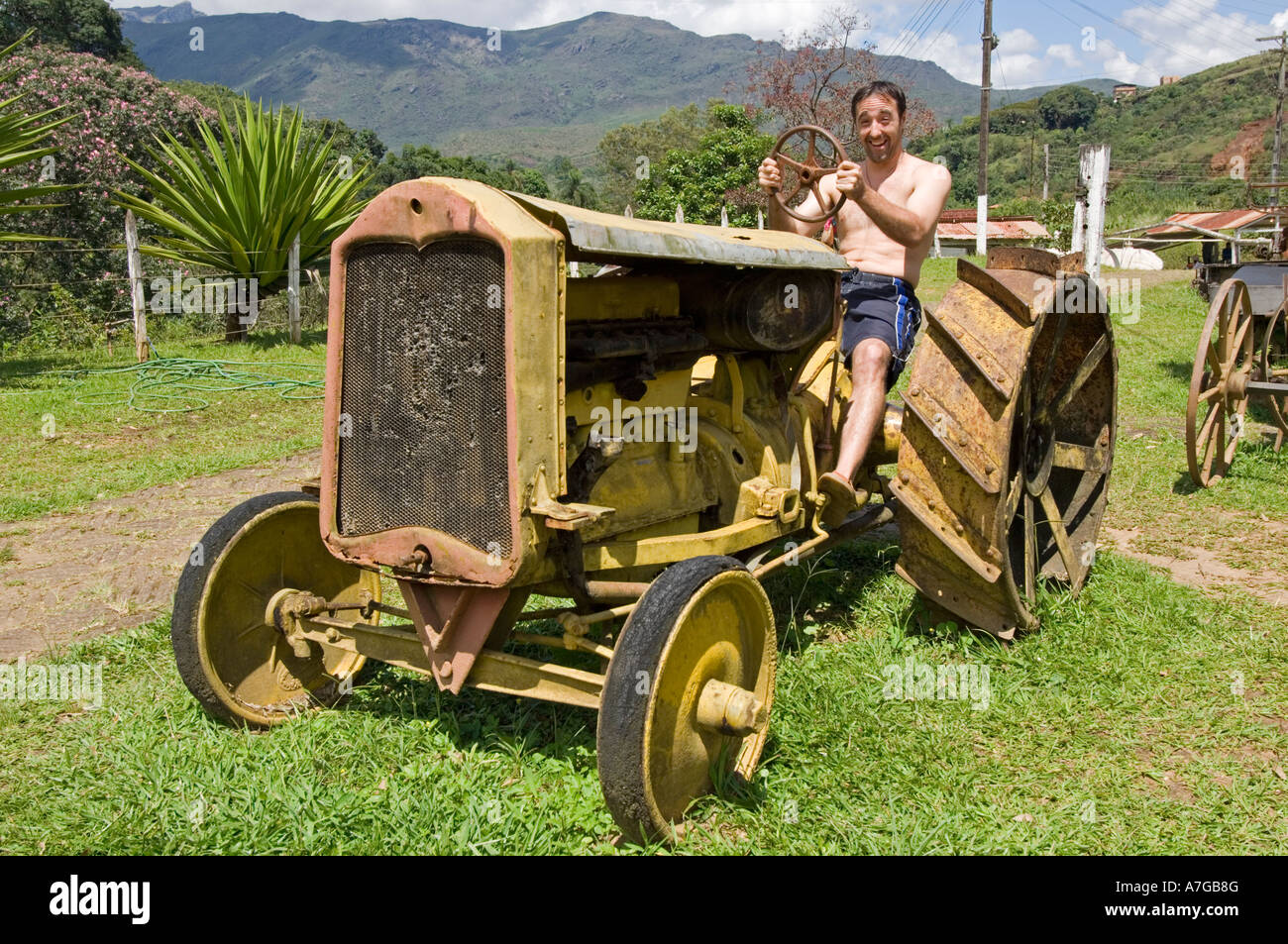 How To Drive A Old Tractor High Resolution Stock Photography and Images ...