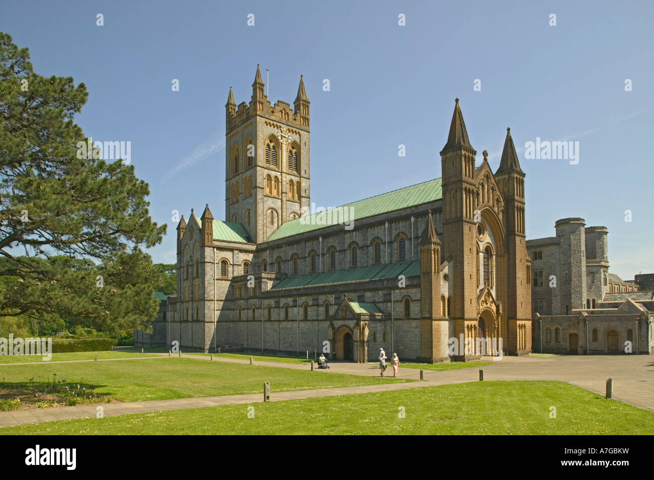Buckfast Abbey Buckfastleigh Devon Great Britain Stock Photo - Alamy