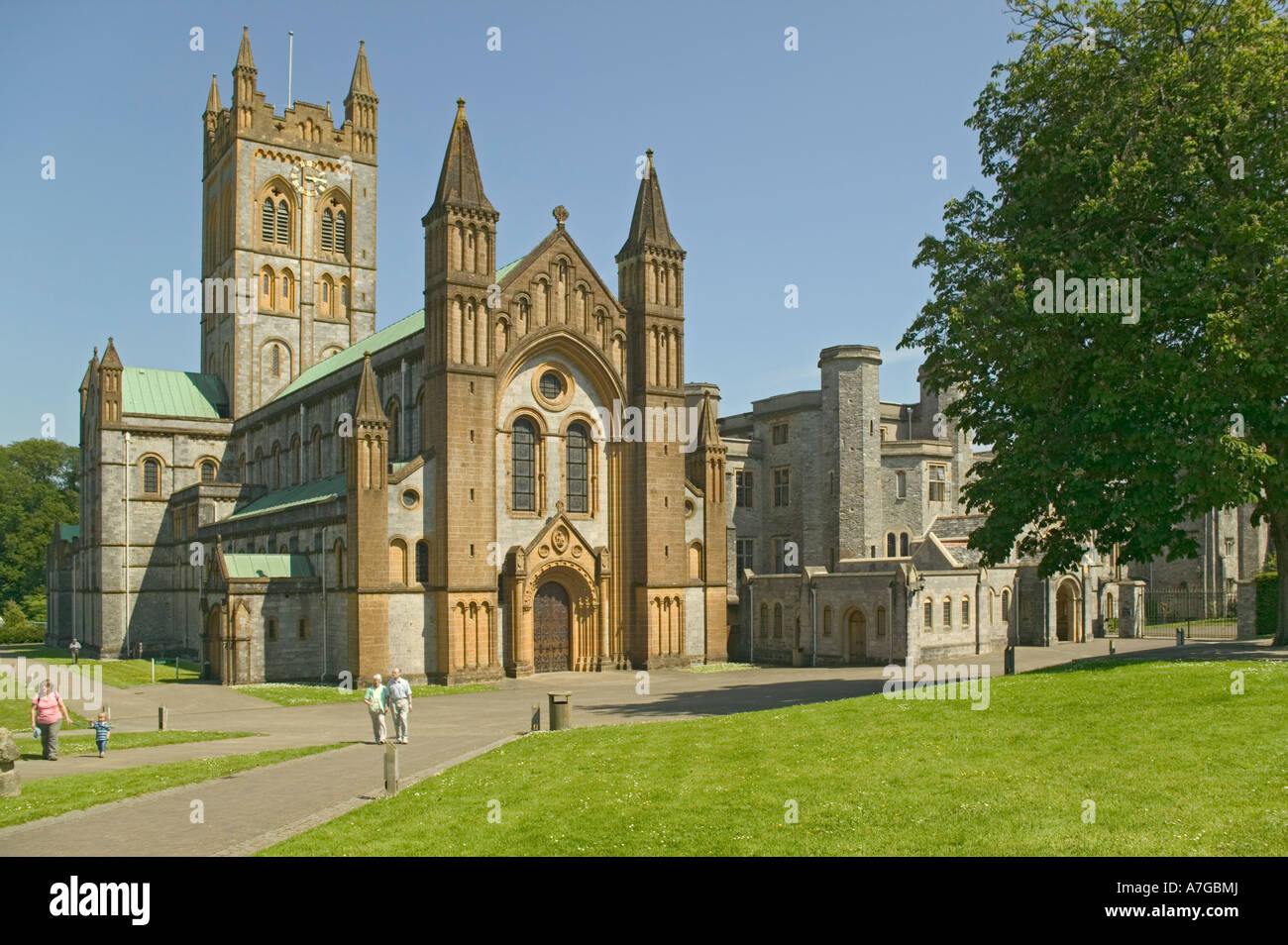 Buckfast Abbey Buckfastleigh Devon Great Britain Stock Photo - Alamy