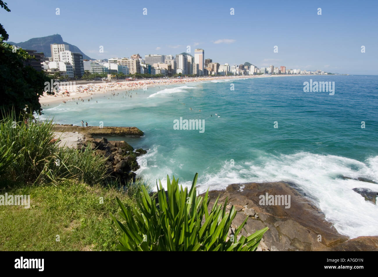 Famous beach in brazilian coastline hi-res stock photography and images ...
