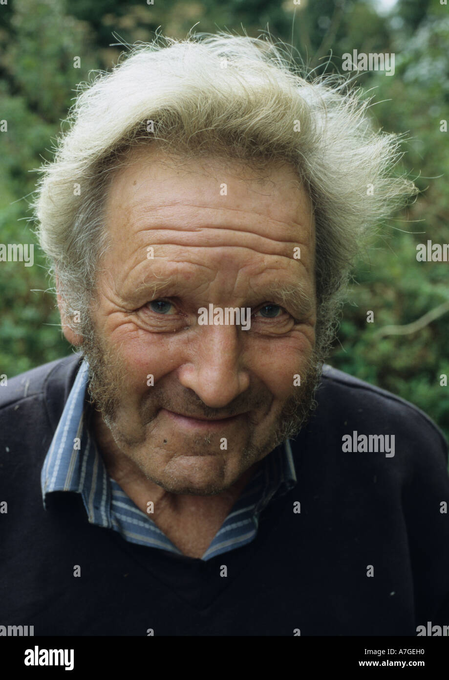 Portrait Of Farmer in the Uk Stock Photo - Alamy