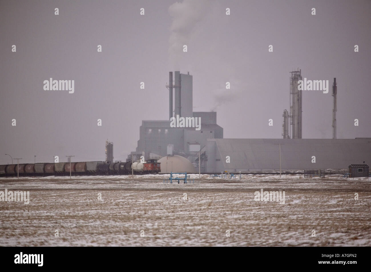 Mosaic Potash Mine in scenic Saskatchewan Canada Stock Photo - Alamy