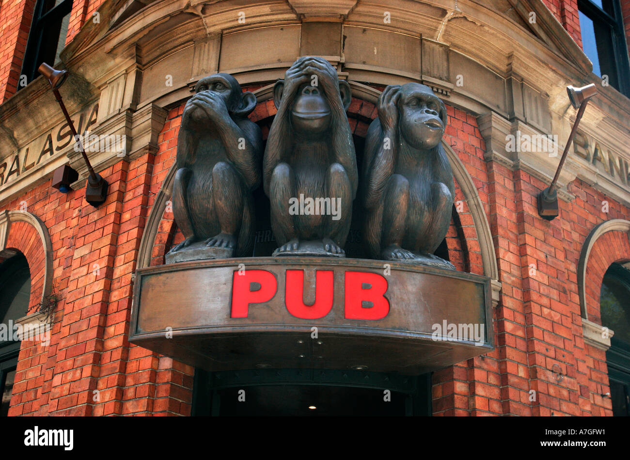 The Three wise monkeys pub in Sydney New South Wales Australia Stock ...