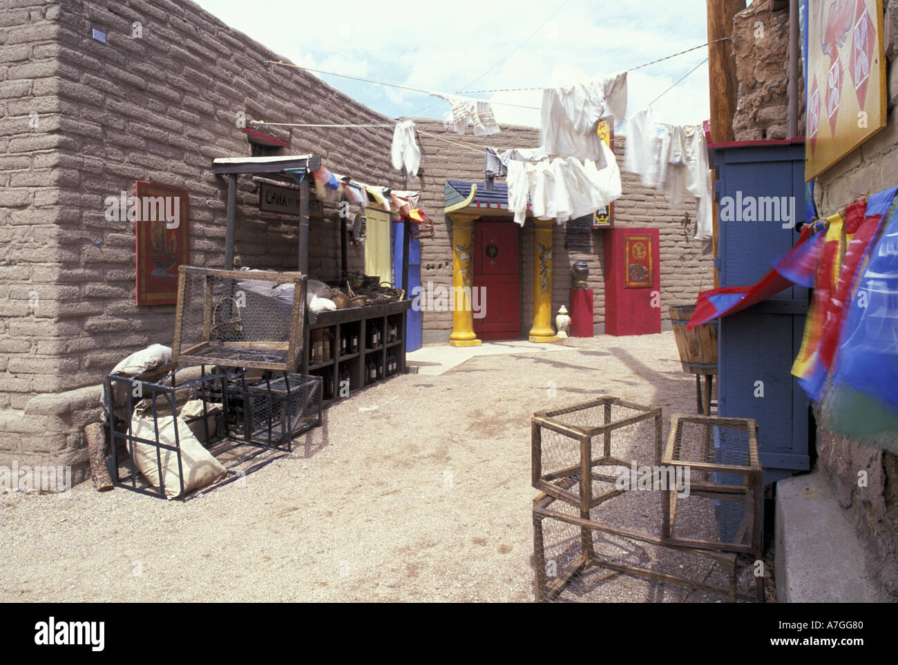 NA, USA, Arizona, Tucson. Old Tucson Studios, Chinatown Stock Photo - Alamy