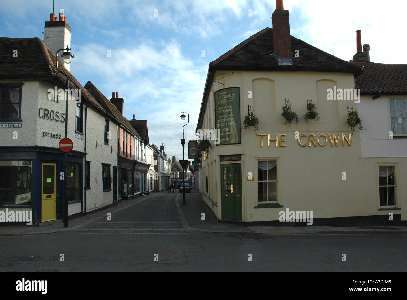 Woodbridge Village, Suffolk Stock Photo - Alamy
