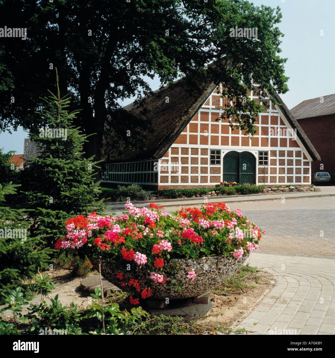 Bauernhaus in Hedendorf, Buxtehude-Hedendorf, Este, Altes Land ...