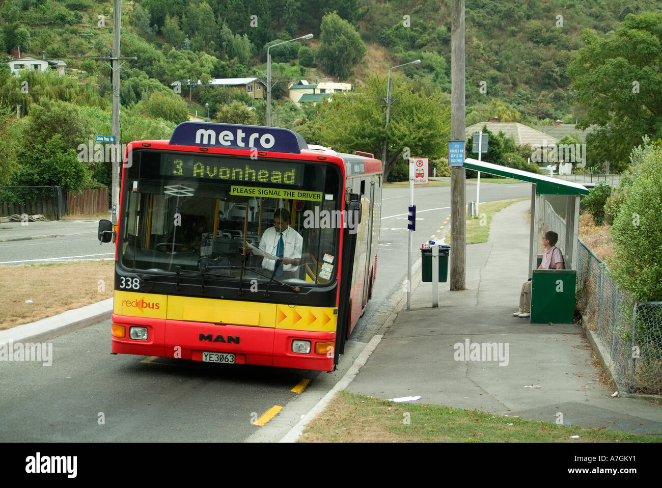 Bus stop christchurch new zealand hi-res stock photography and images ...