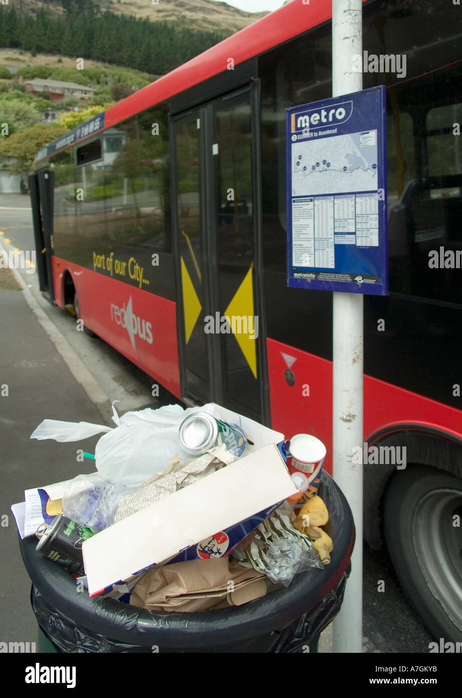 Bus stop christchurch new zealand hi-res stock photography and images ...