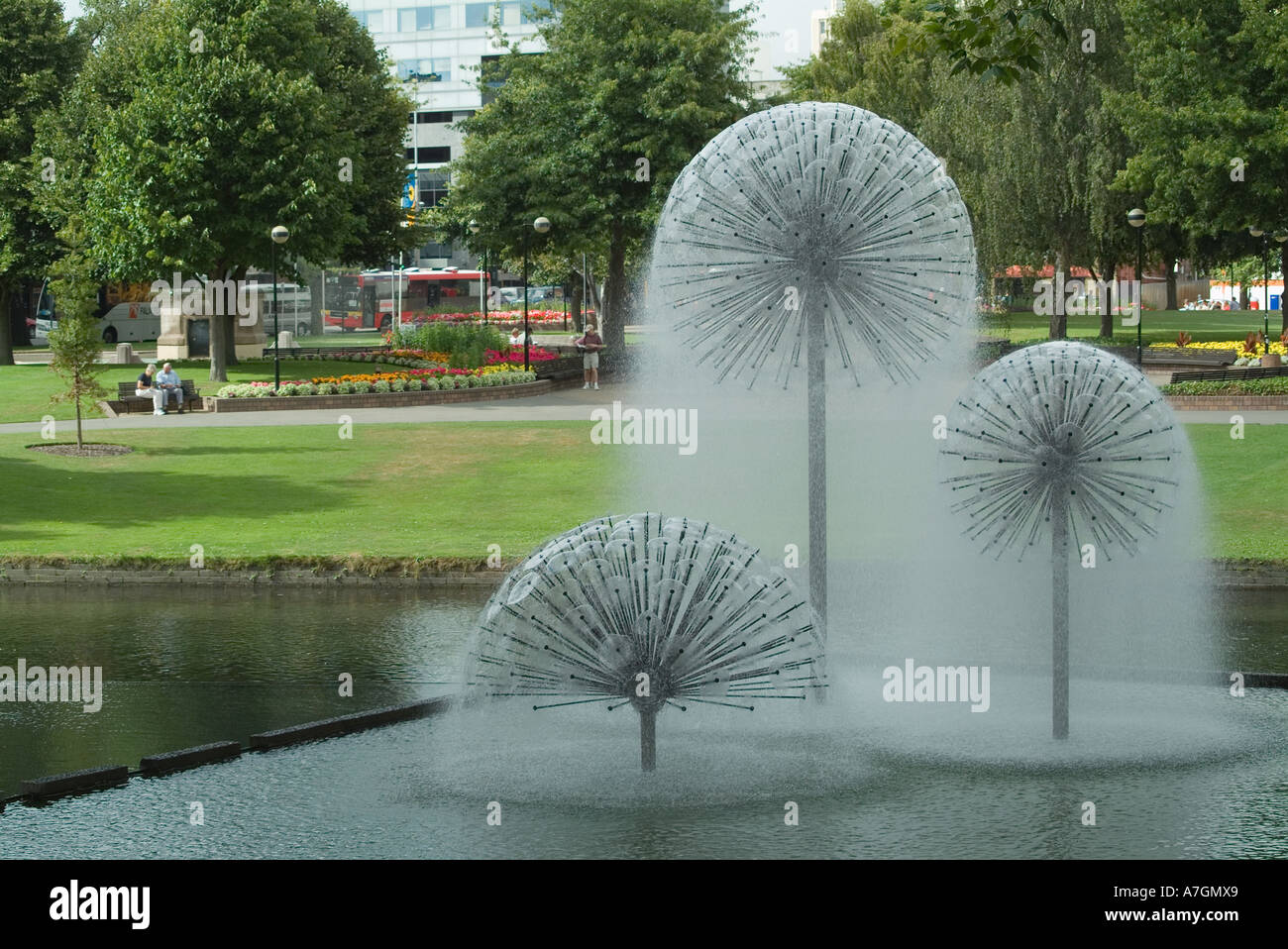 Fountain, Victoria Square, Christchurch New Zealand Stock Photo - Alamy