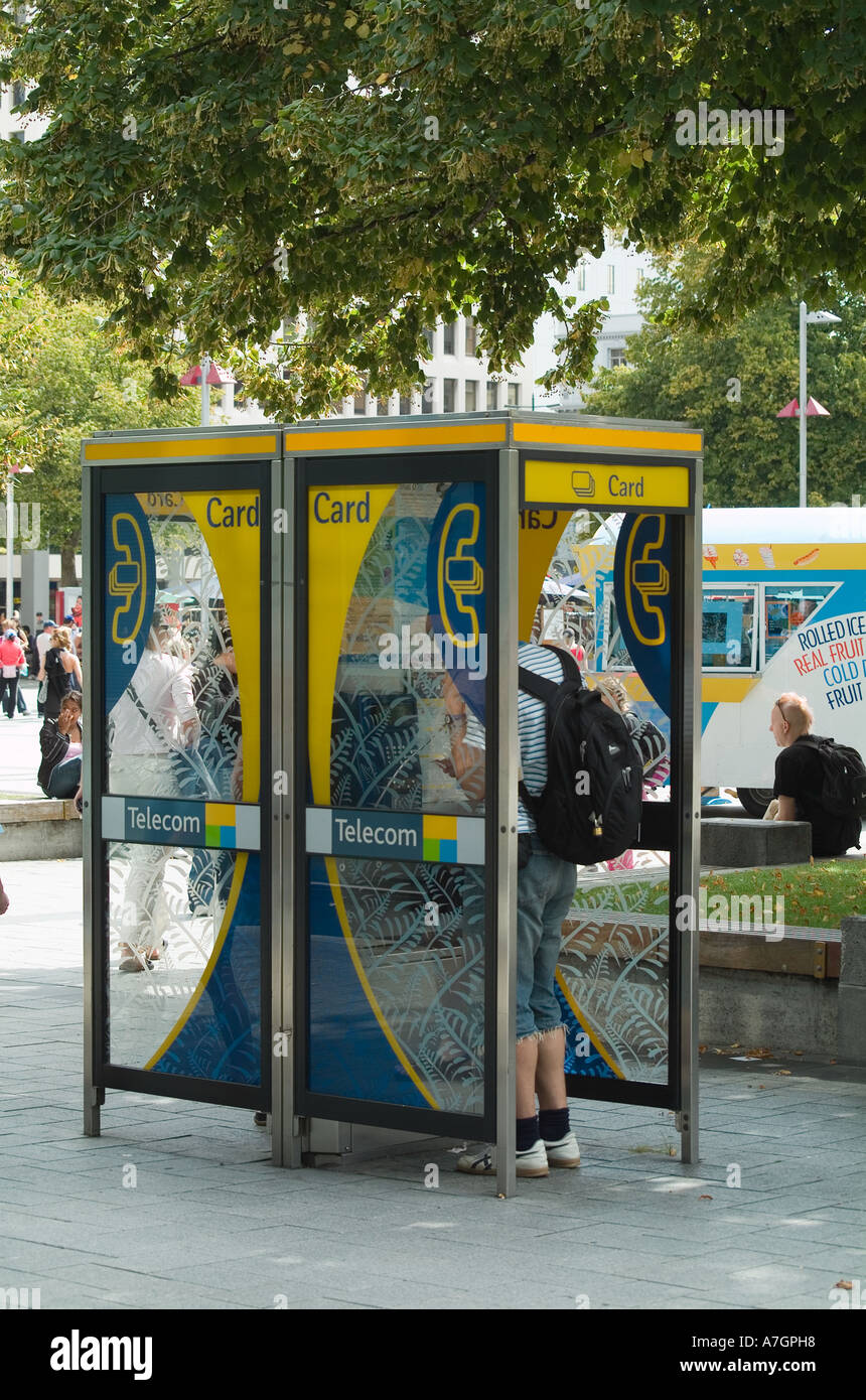 New zealand telephone box hi-res stock photography and images - Alamy