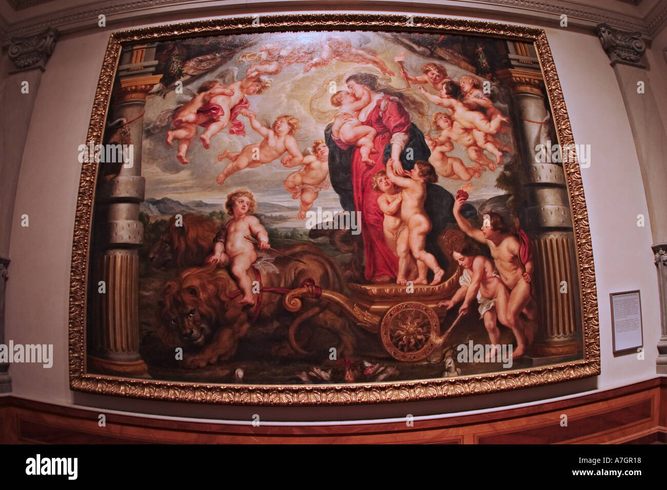 Mural on exhibit in John & Mable Ringling Museum of Art, Sarasota ...