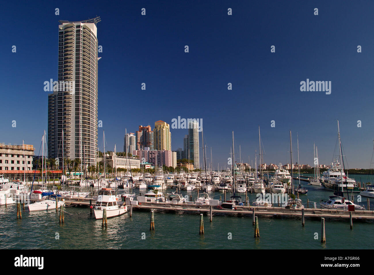 Luxury high-rise condominiums, Miami Beach, Florida Stock Photo - Alamy