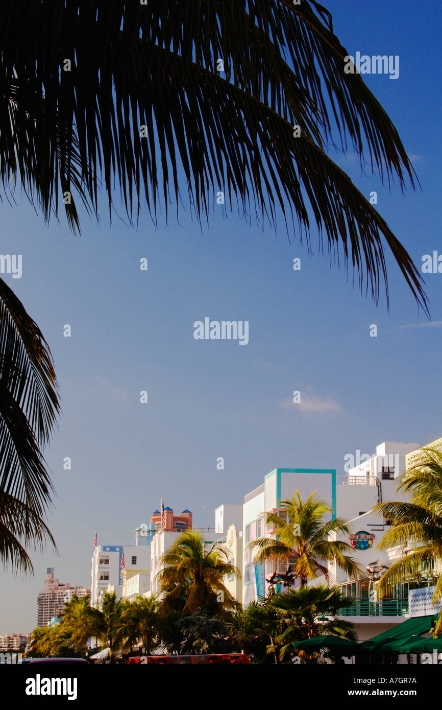 Art Deco district of South Beach, Miami Beach, Florida Stock Photo - Alamy