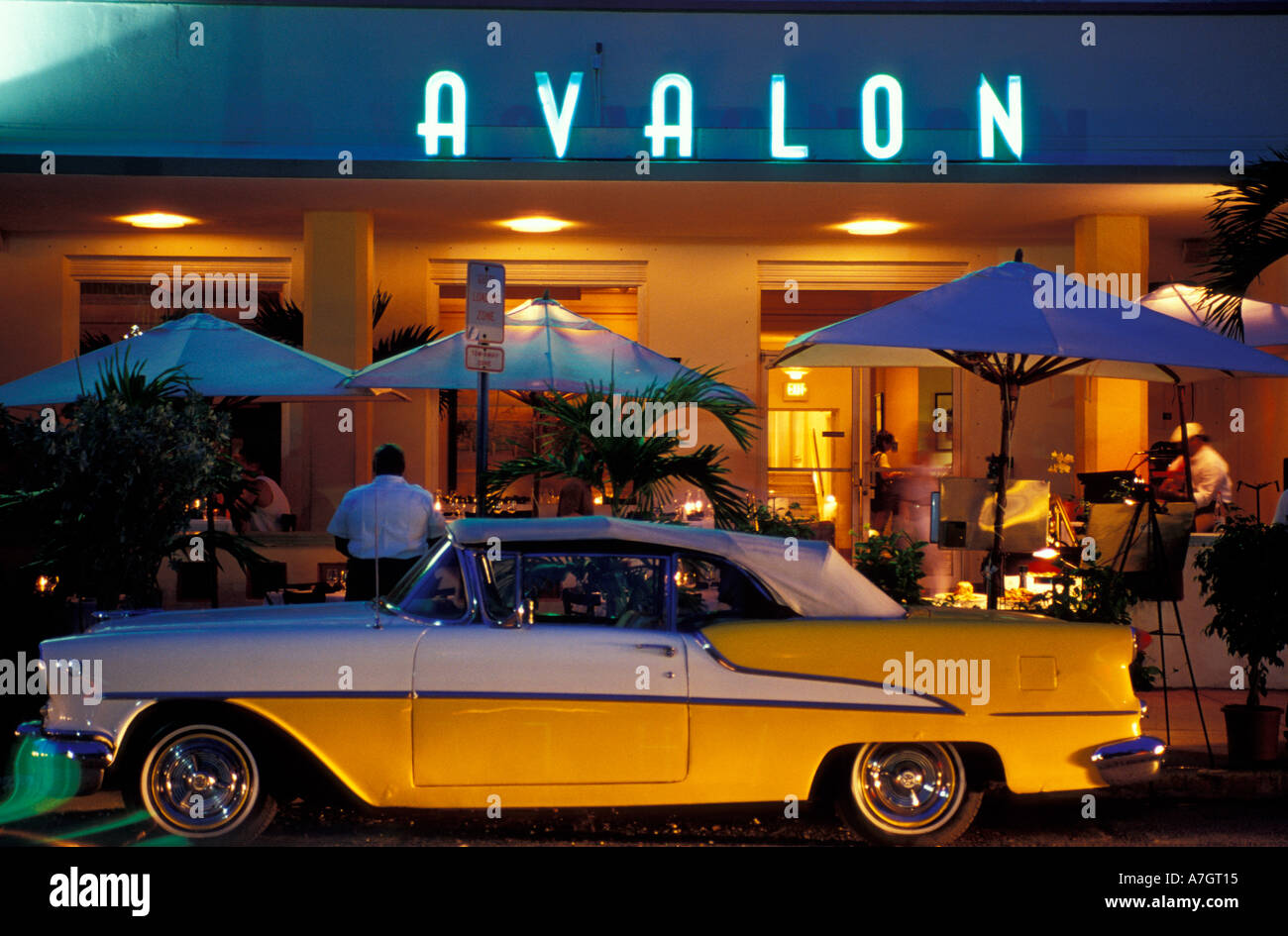 Miami night club vintage hi-res stock photography and images - Alamy