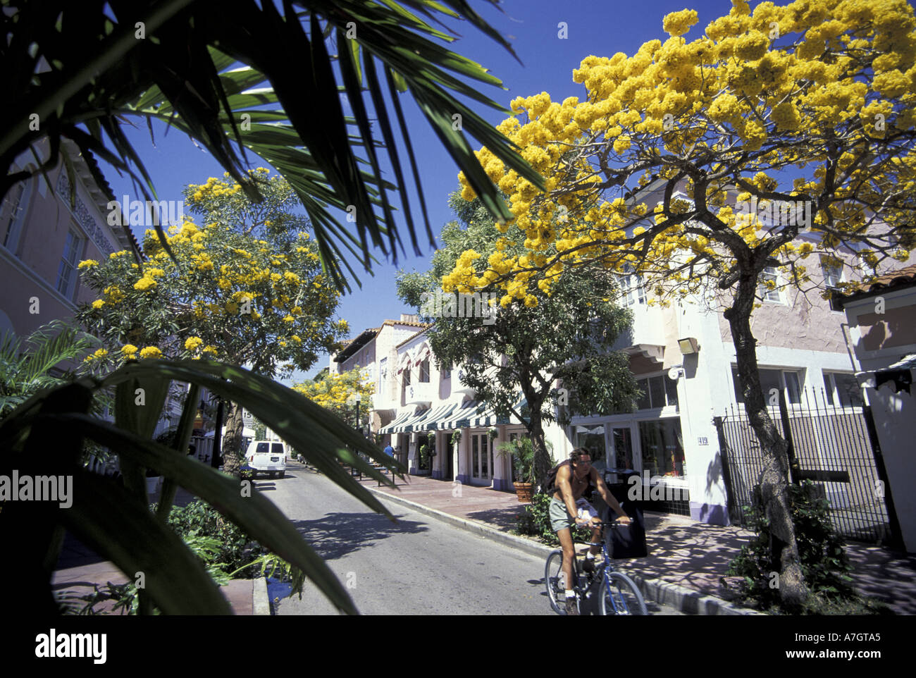 Espanola Way Miami Beach Espanola Way, Miami Beach, Florida, USA, North ...