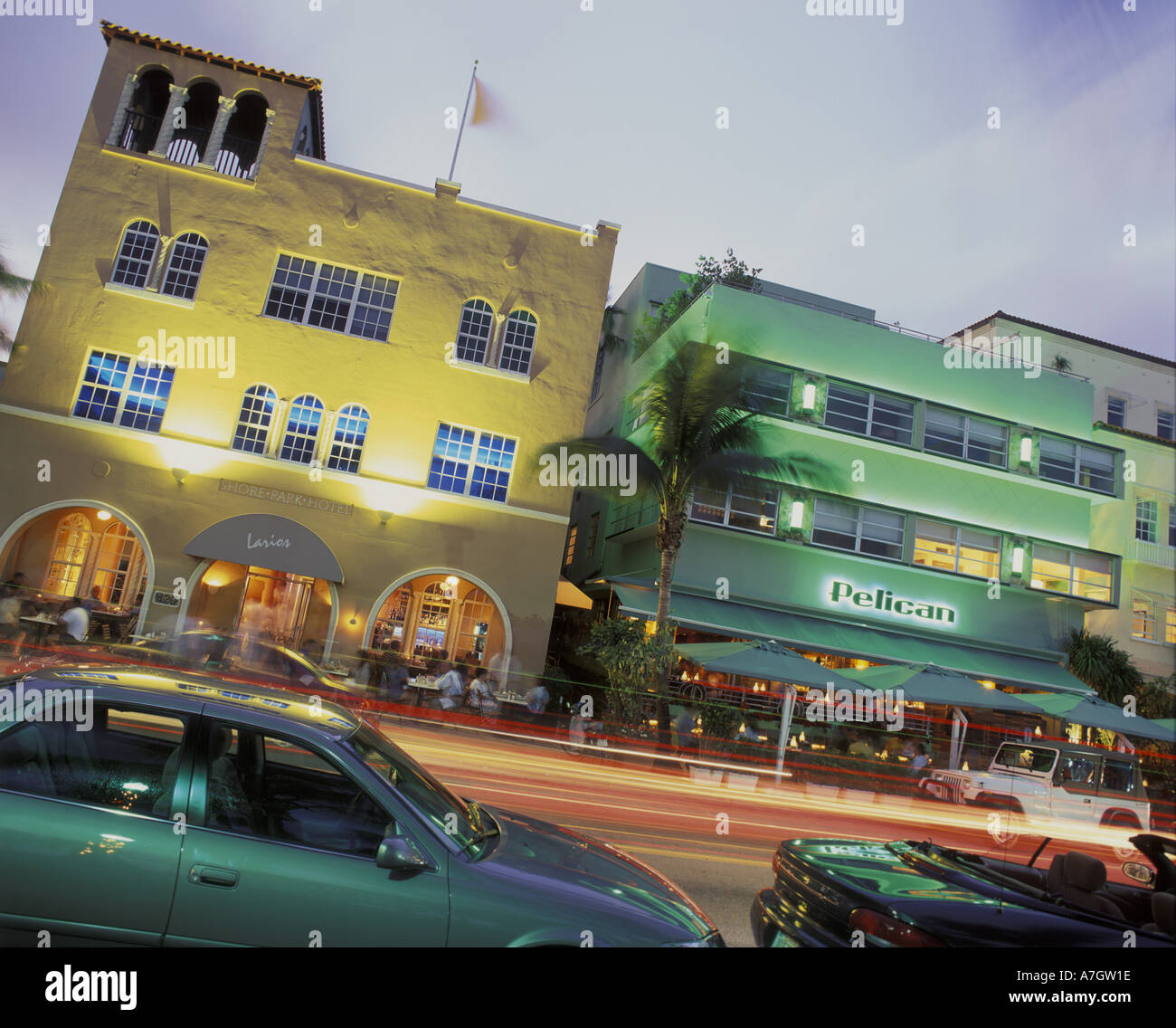 South Beach Miami Strip Night High Resolution Stock Photography and ...