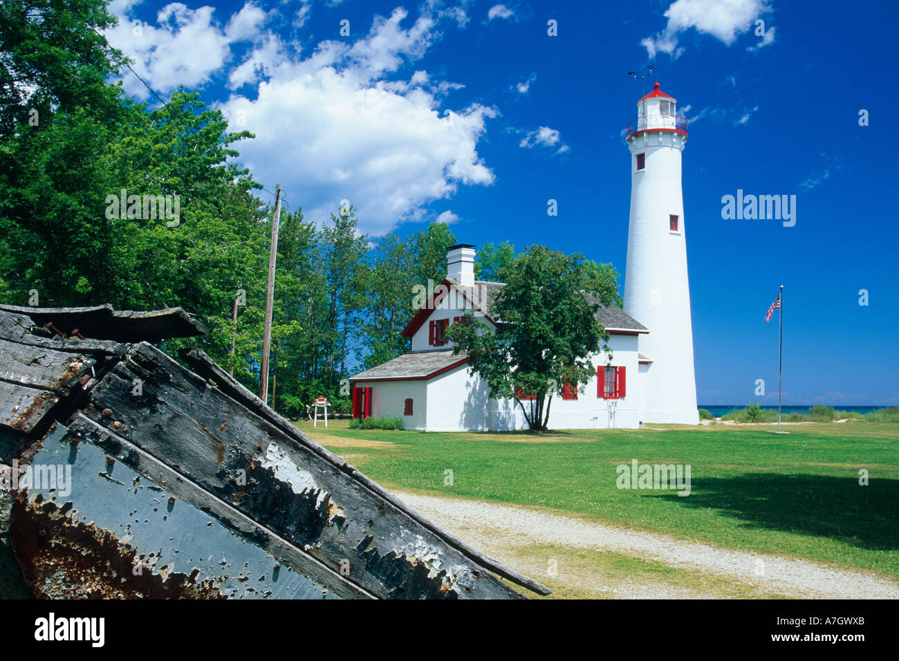 Sturgeon point lighthouse hi-res stock photography and images - Alamy