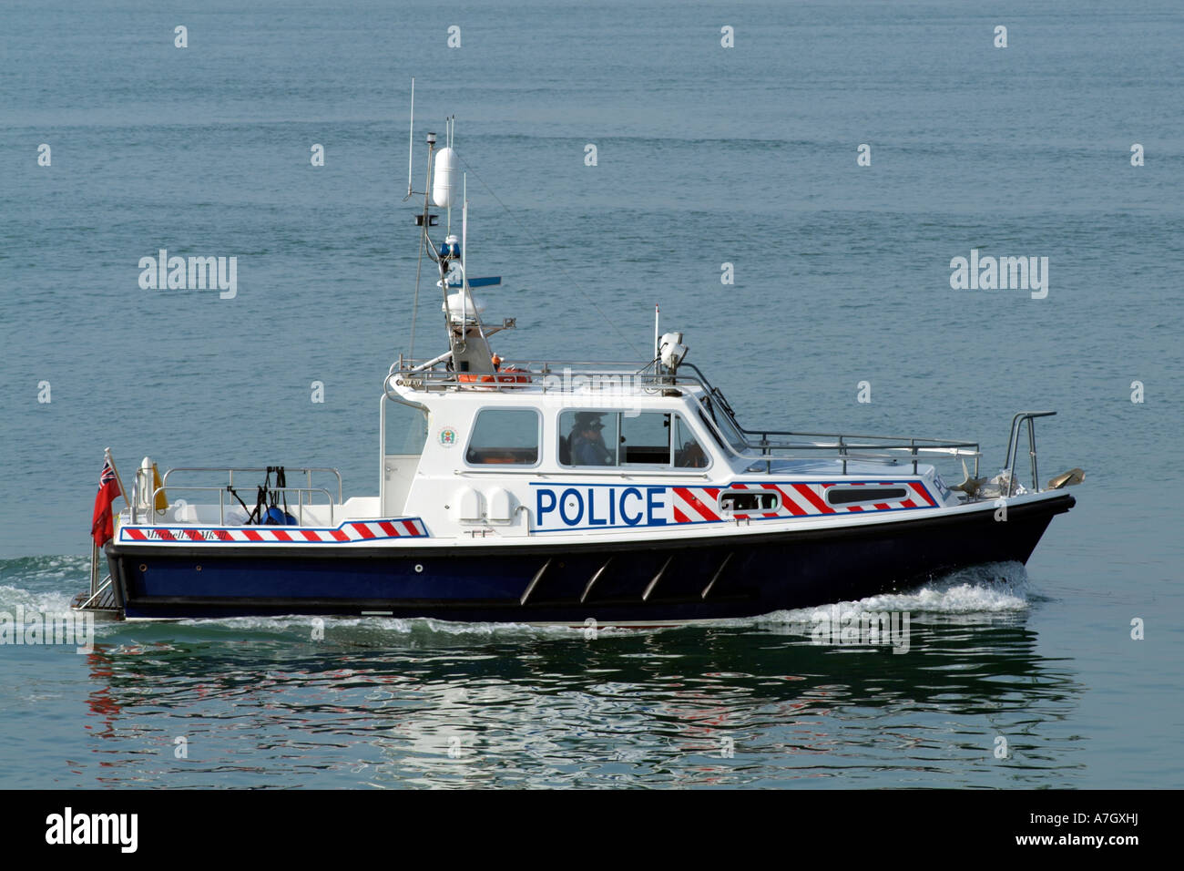 Police patrol boat the Sir James Scott on Southampton Water southern ...