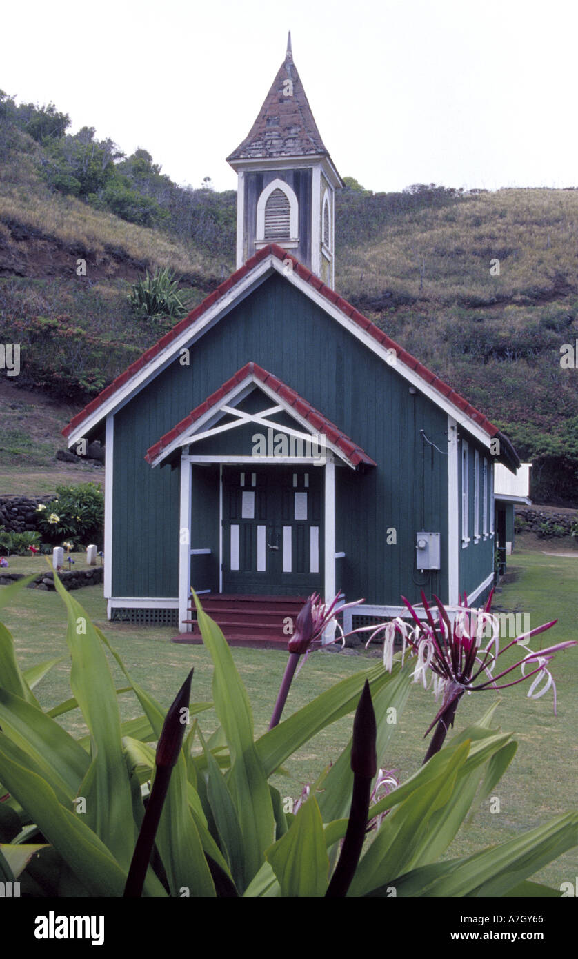 Hawaiian church kahakuloa maui hawaii hi-res stock photography and ...