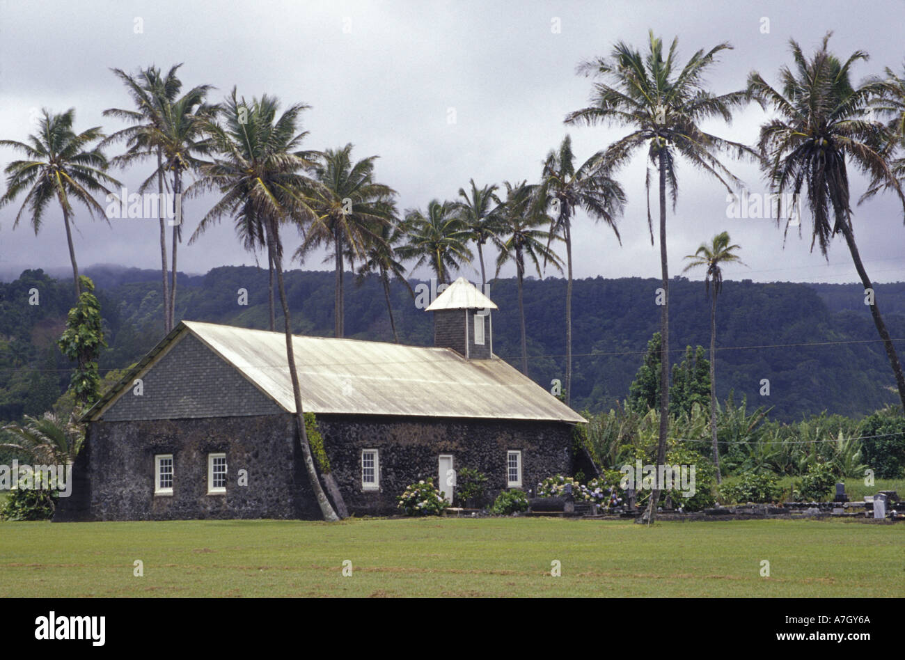 Hawaiian congregational church hi-res stock photography and images - Alamy