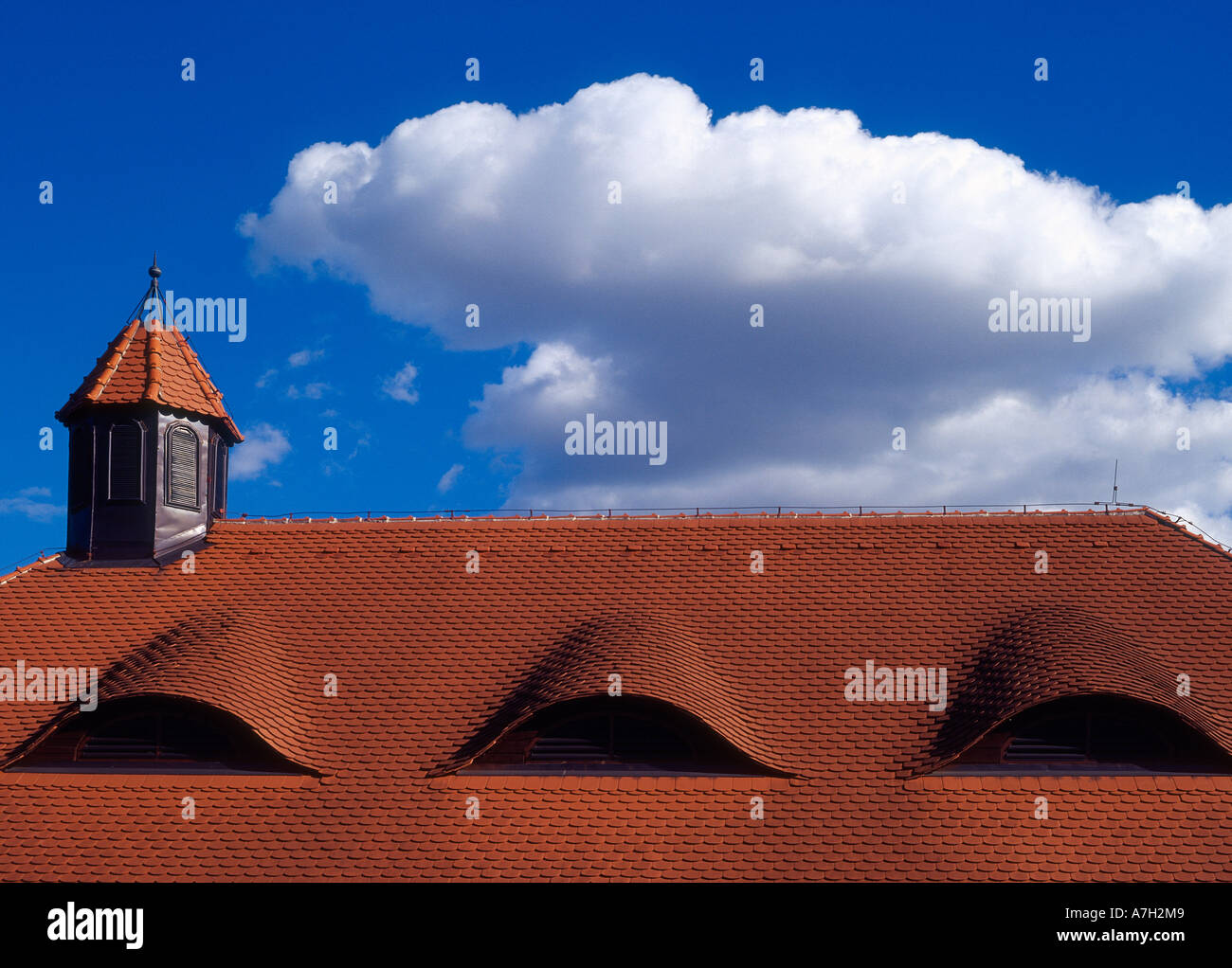 Prague roof tops tiles hi-res stock photography and images - Alamy