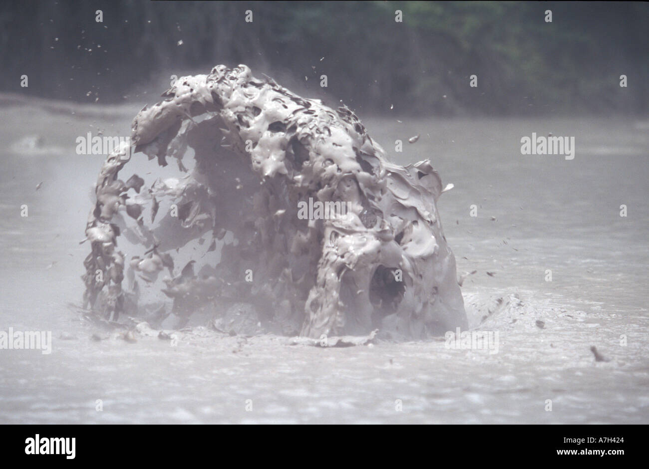mud exploding due to thermal activity waiotapu new zealand Stock Photo ...