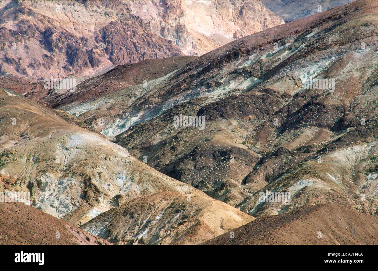 Feature known as Artist's Palette on Artist's Drive. Varied rock ...