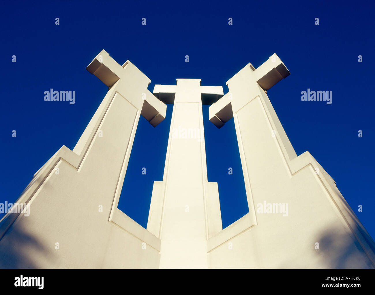 Vilnuis, The Three Crosses Monument Stock Photo - Alamy