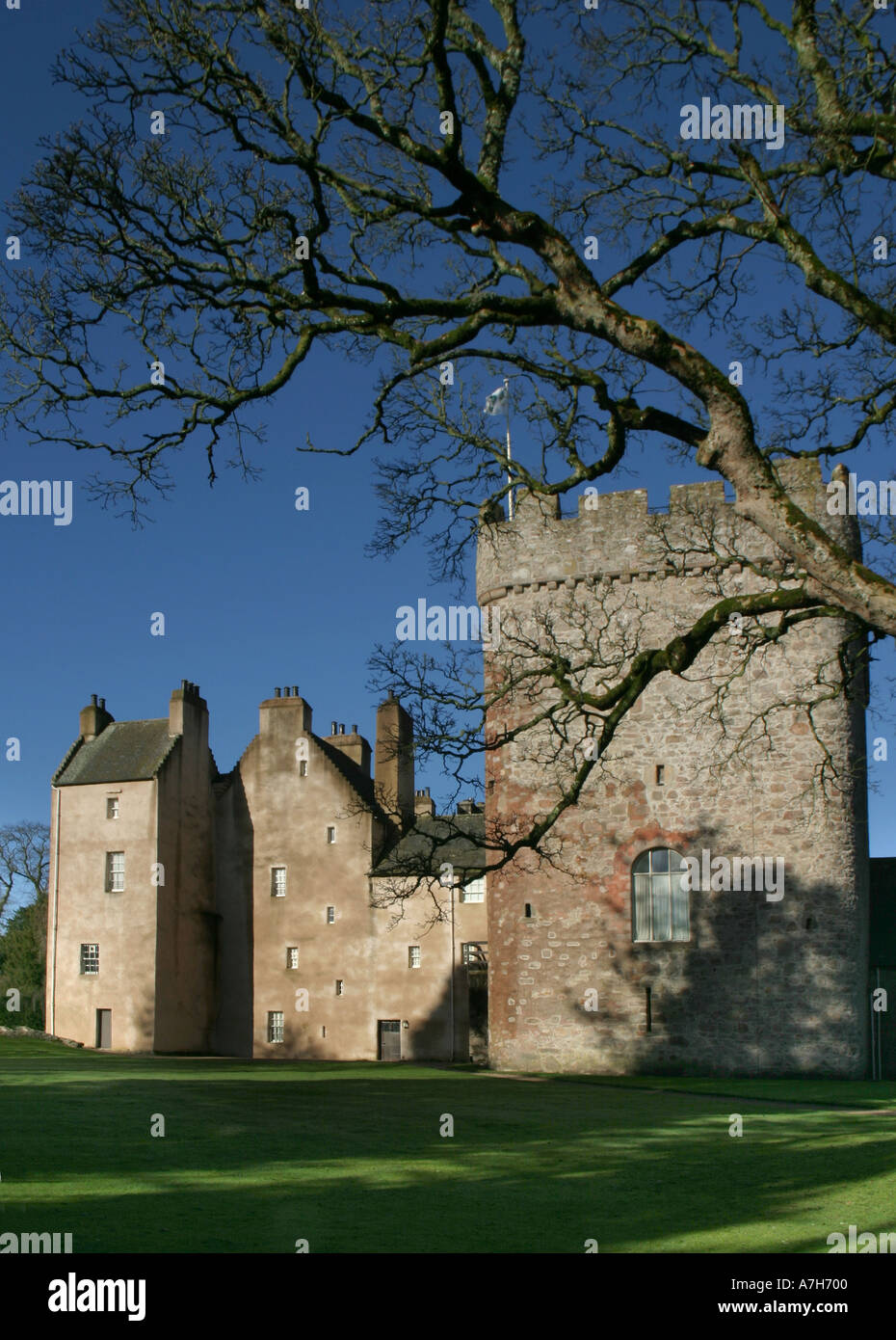 Drum Castle Deesside Stock Photo - Alamy