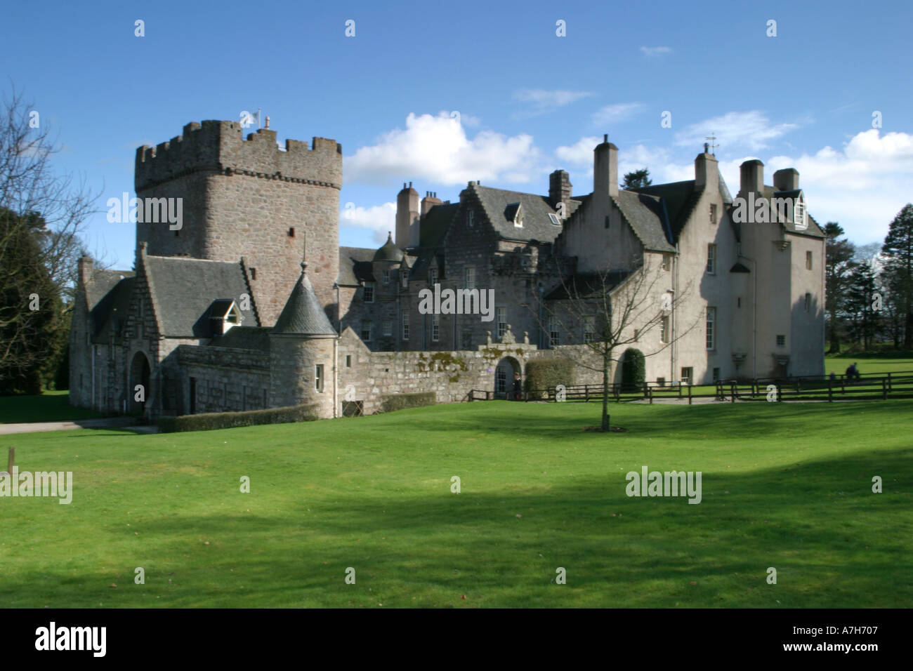 Drum Castle Deesside Stock Photo - Alamy