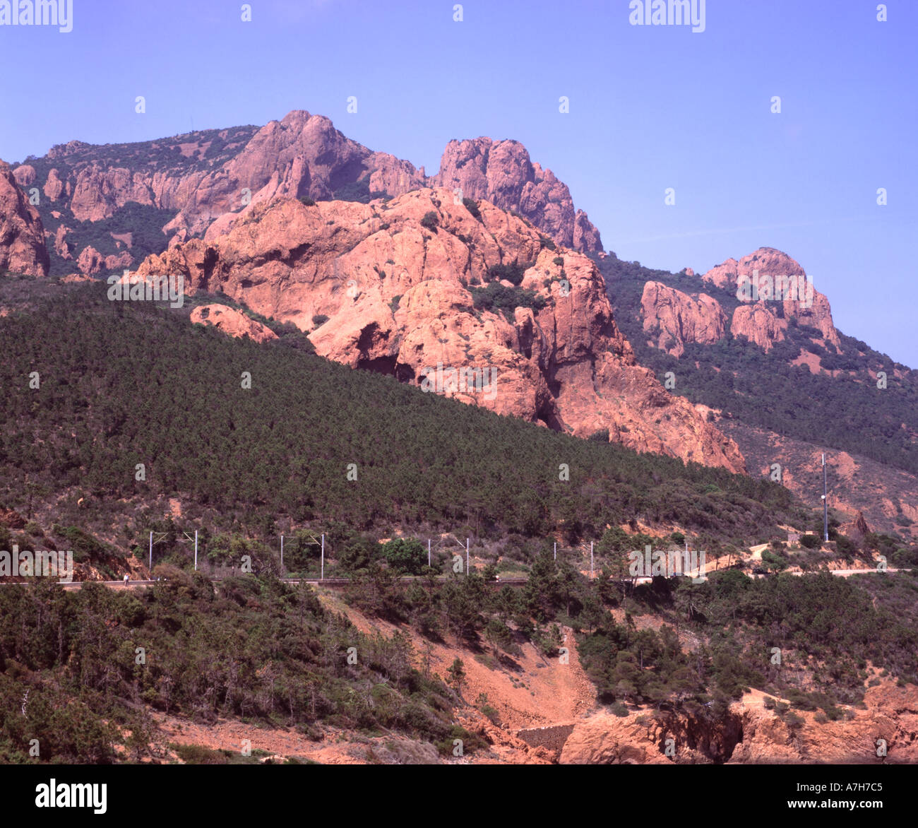 Esterel corniche mountains hi-res stock photography and images - Alamy