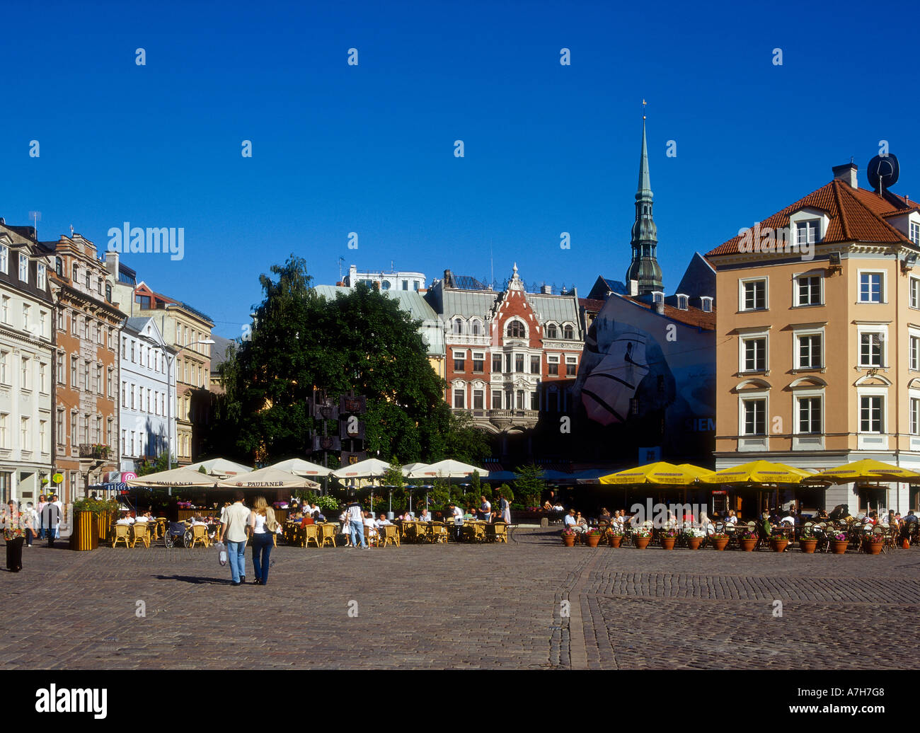 Riga main square hi-res stock photography and images - Alamy