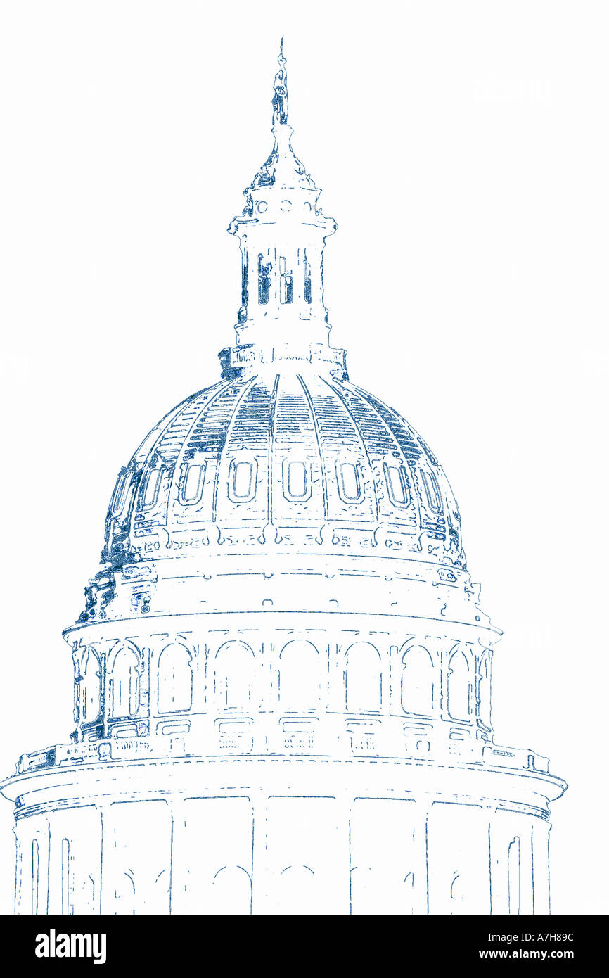 Texas State Capitol Symbol and Concept USA Austin Texas Stock Photo - Alamy