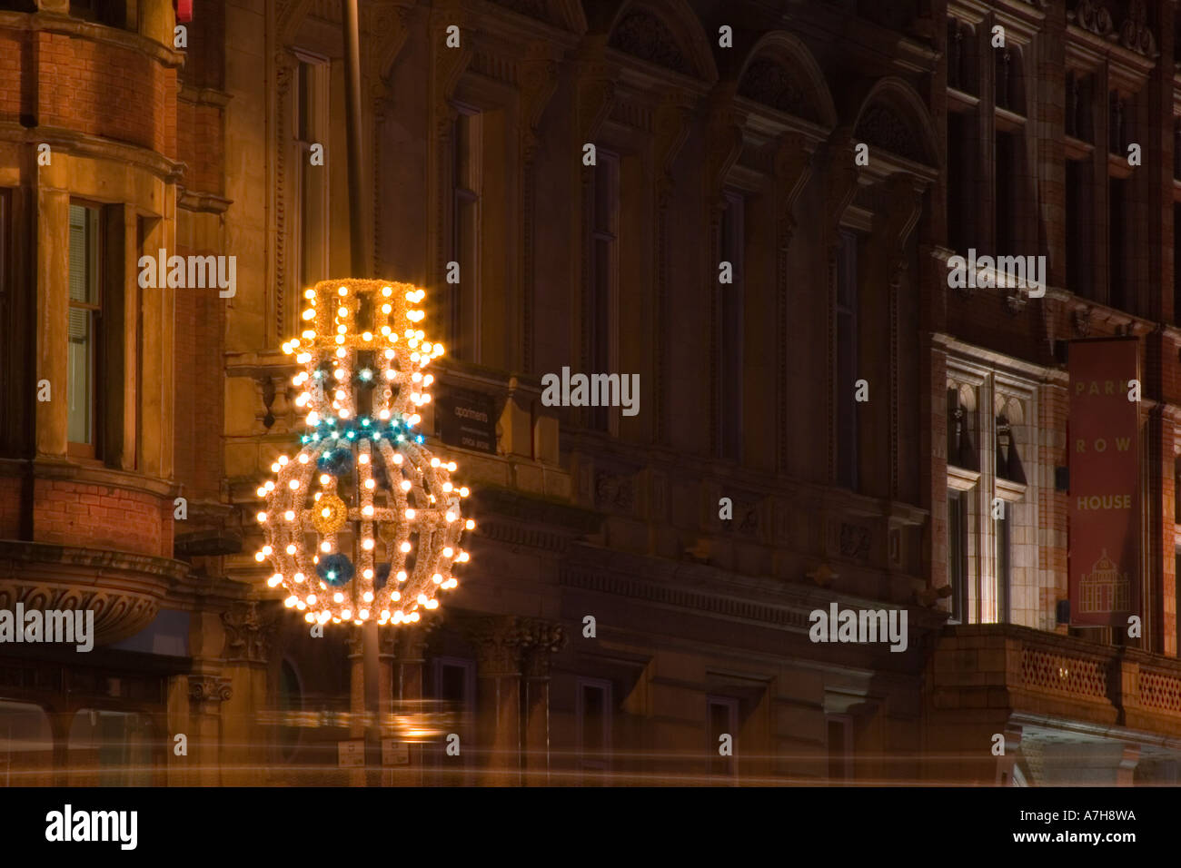 Leeds Lights, Xmas 2005 Stock Photo - Alamy