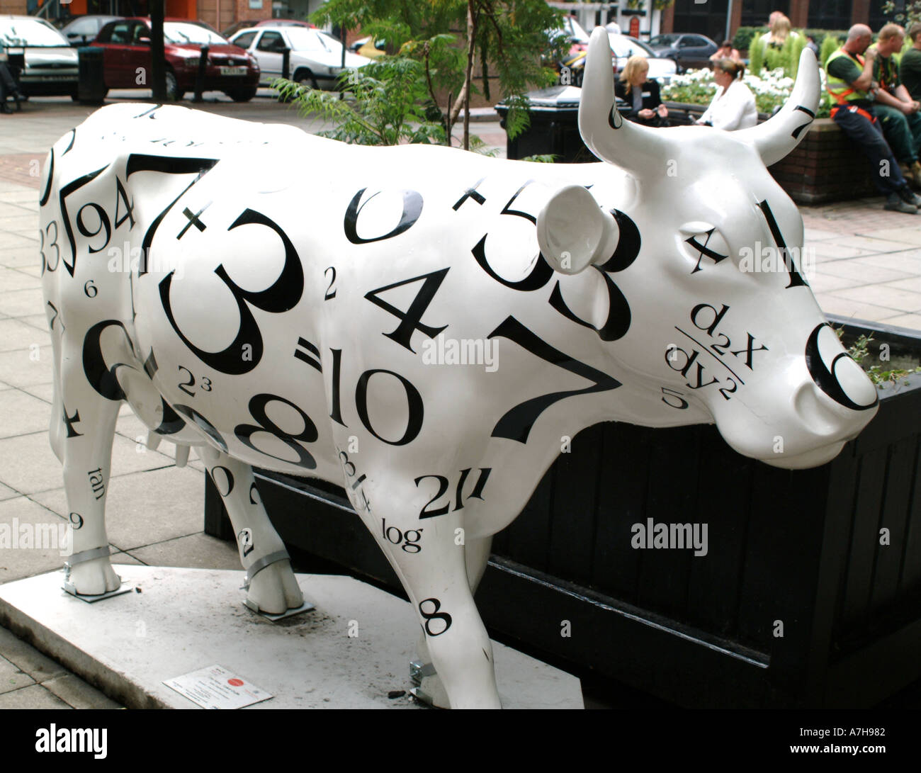 Cow Parade Manchester Stock Photo - Alamy