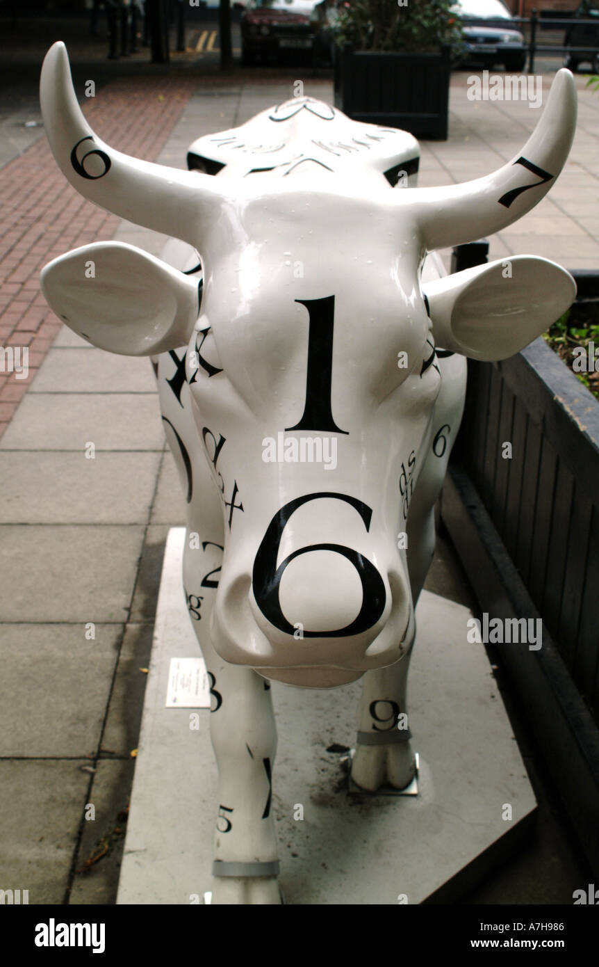 Cow Parade Manchester Stock Photo - Alamy