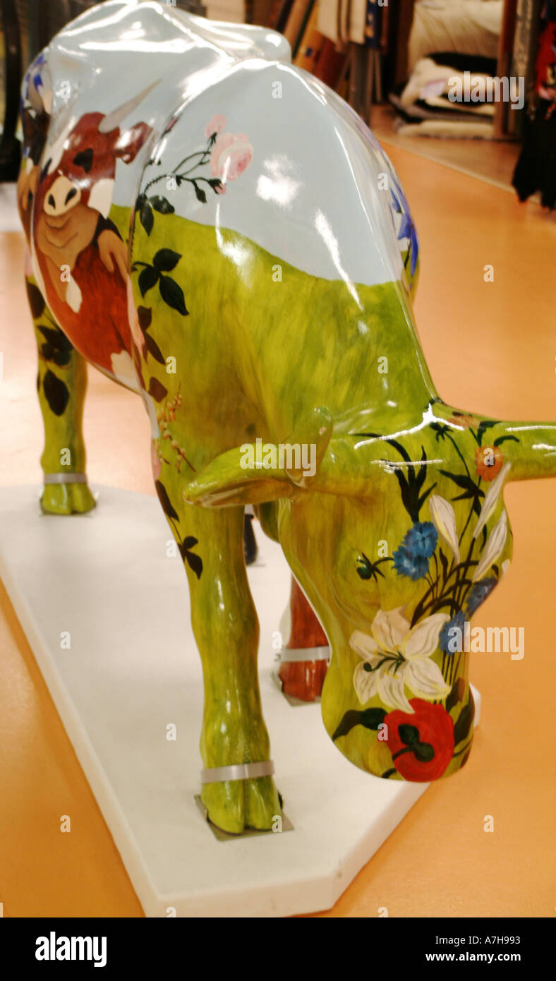 Cow Parade Manchester Stock Photo - Alamy