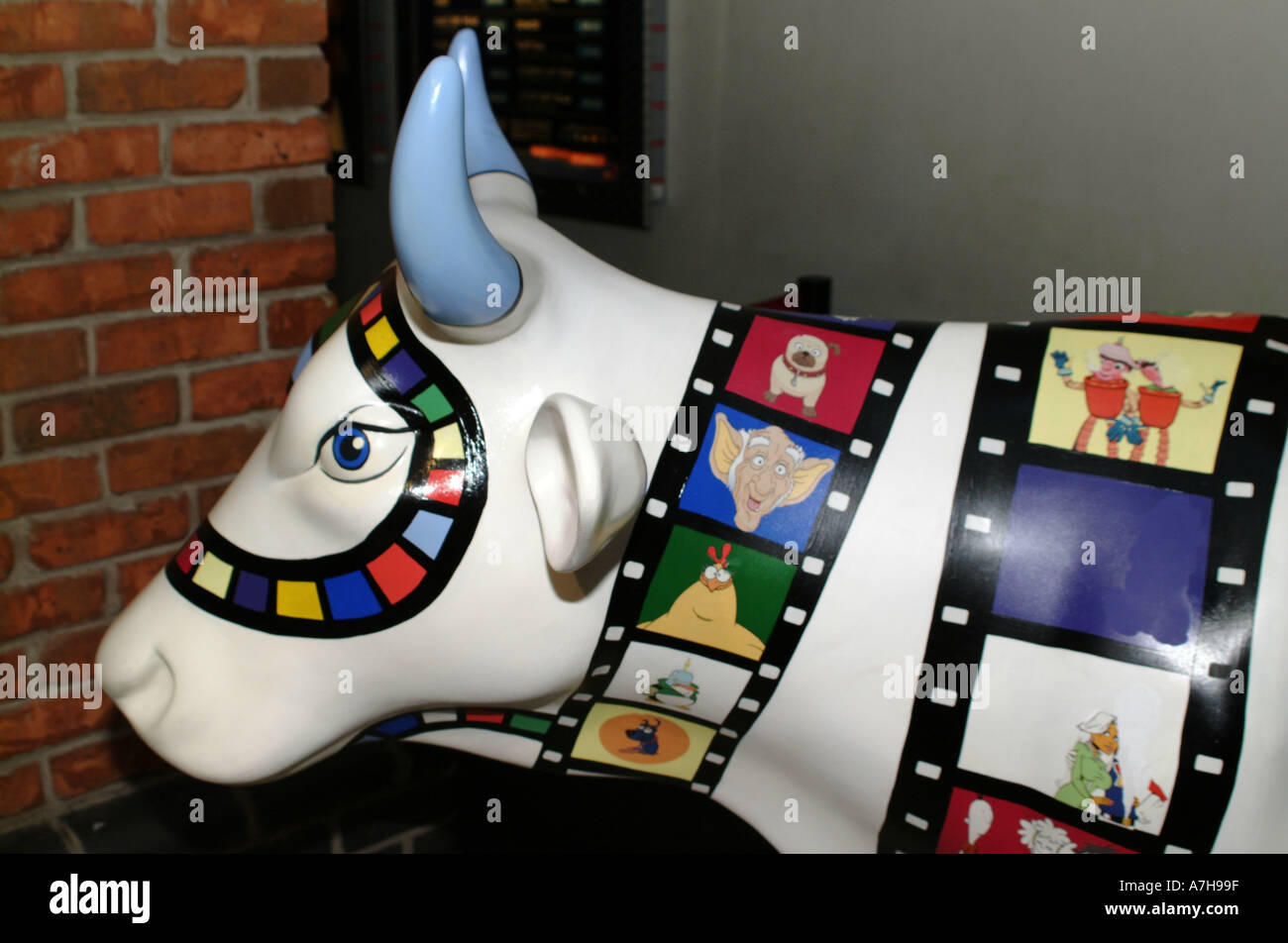 Cow Parade Manchester Stock Photo - Alamy