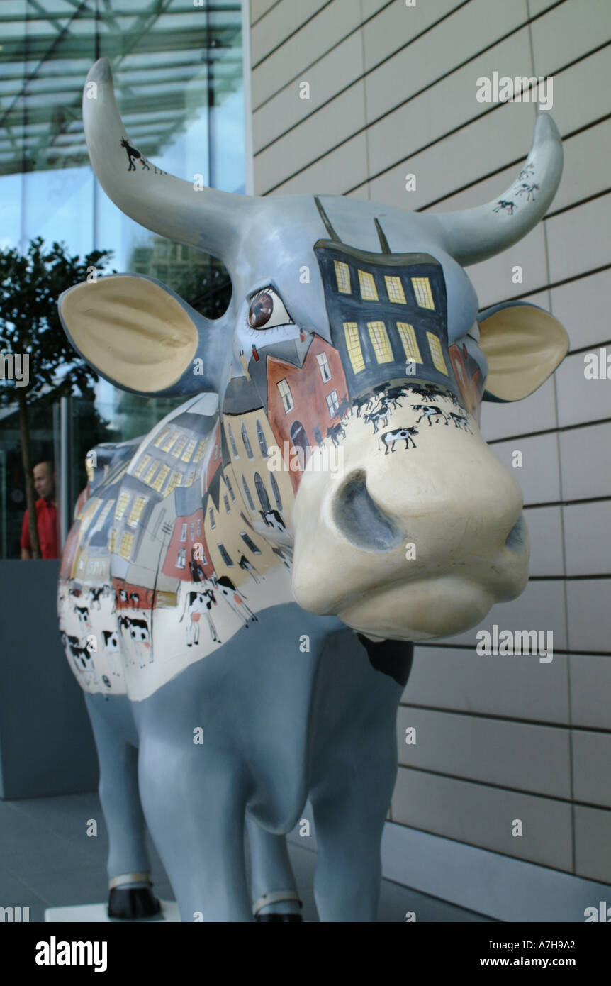 Cow Parade Manchester Stock Photo - Alamy