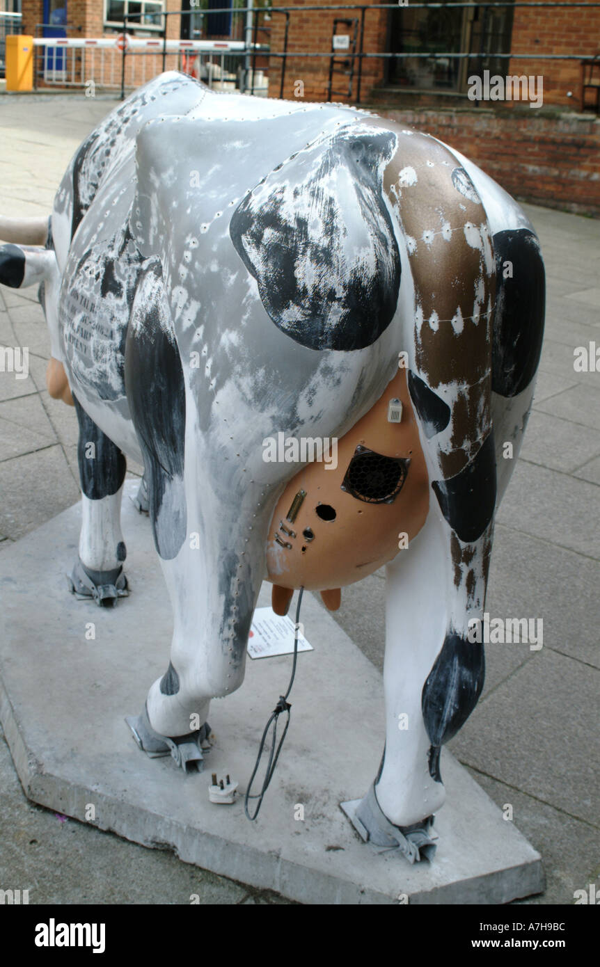 Cow parade manchester Stock Photo - Alamy