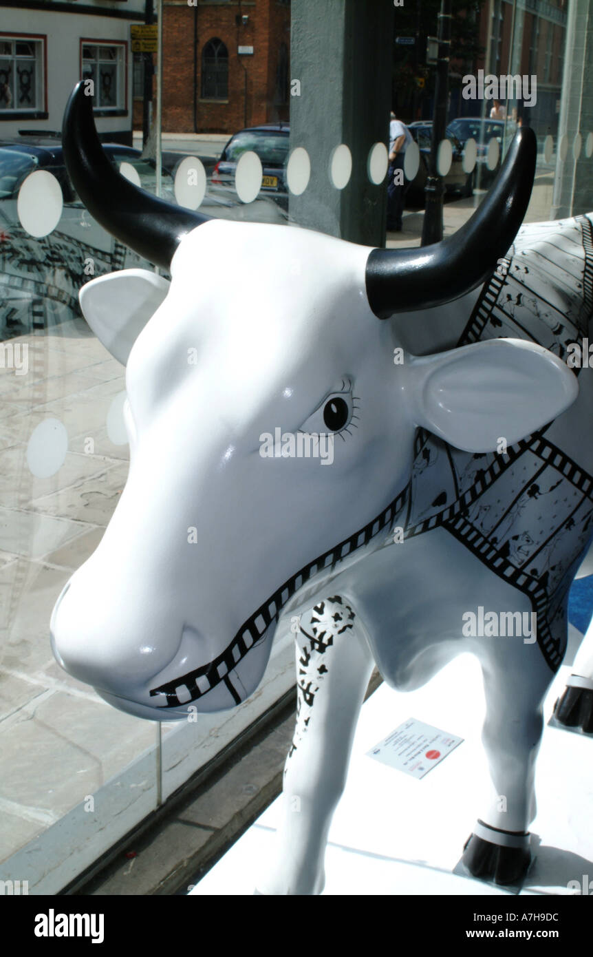 Cow parade manchester Stock Photo - Alamy