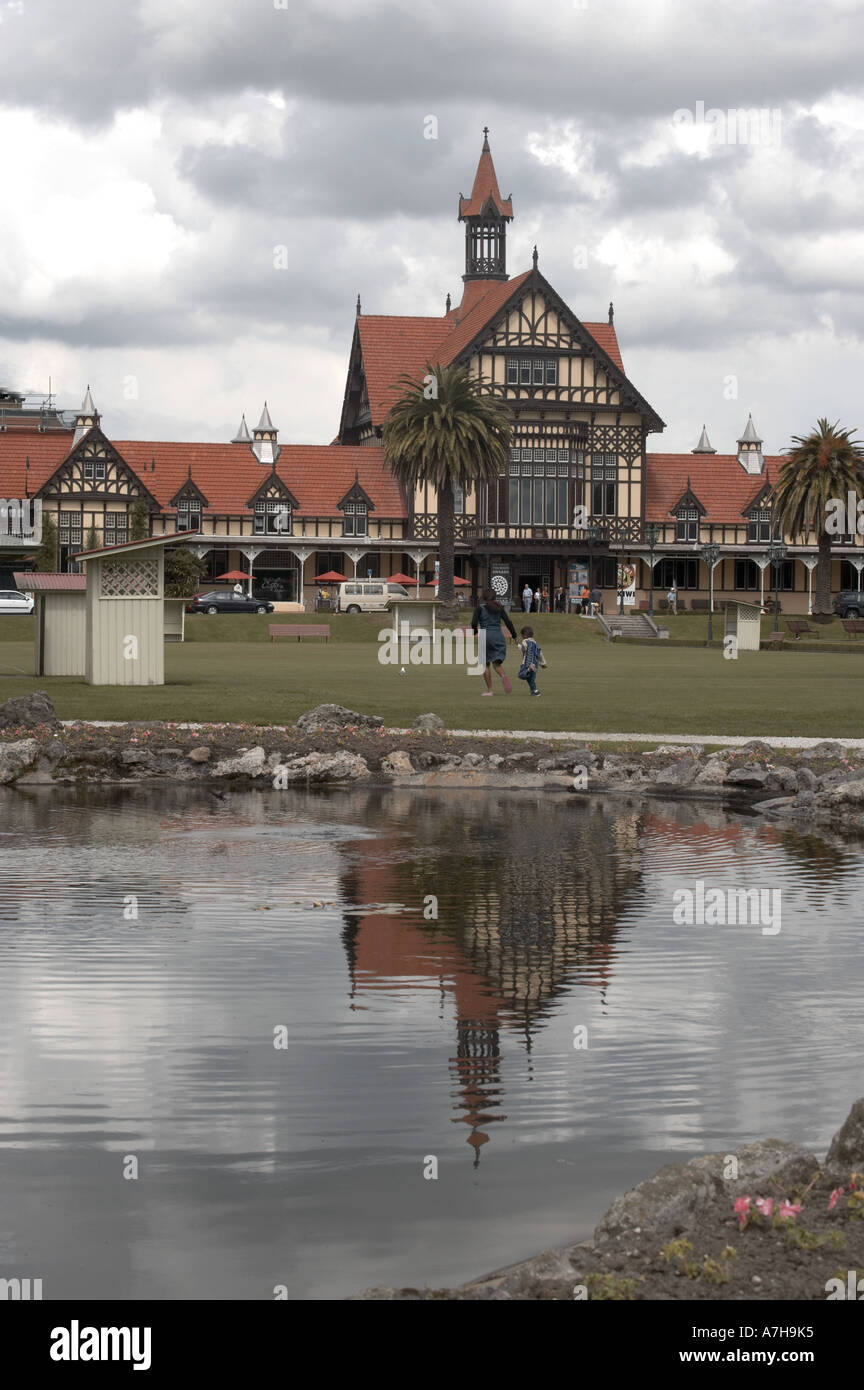 A bountiful old style building in Rotorua New Zealand Stock Photo - Alamy