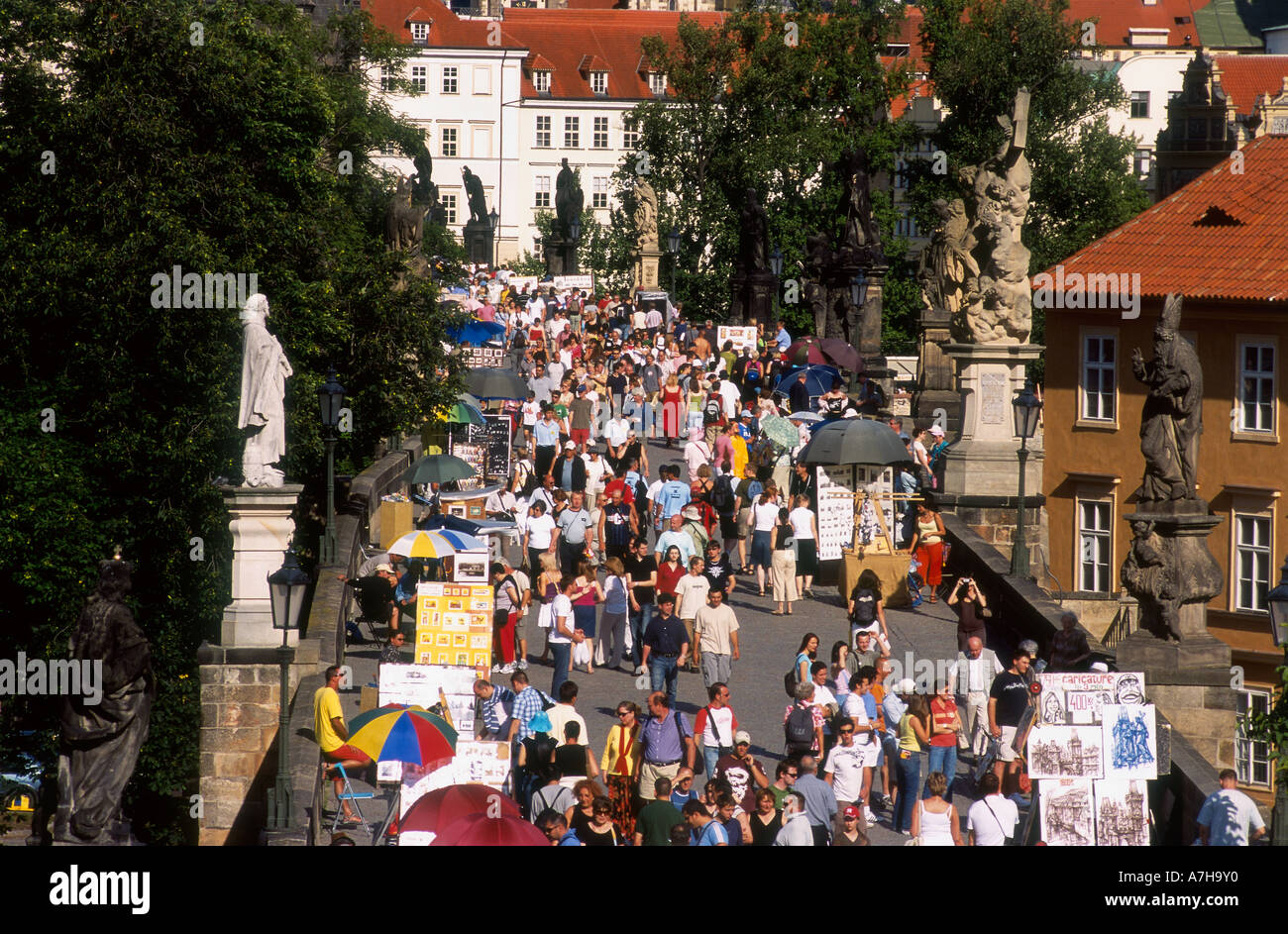 Prague, Charles Street Bridge Stock Photo - Alamy