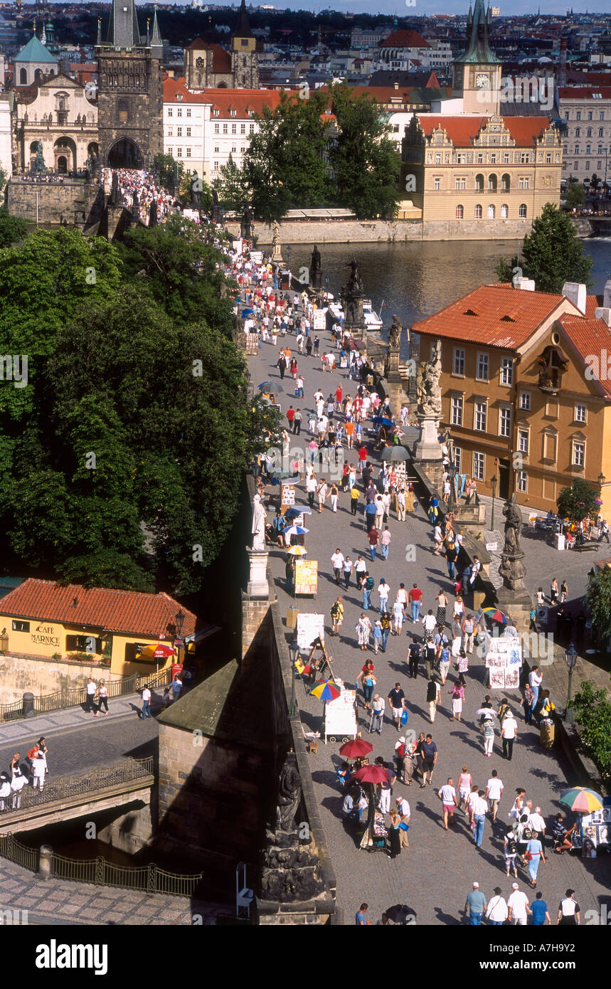 Prague busy streets hi-res stock photography and images - Alamy