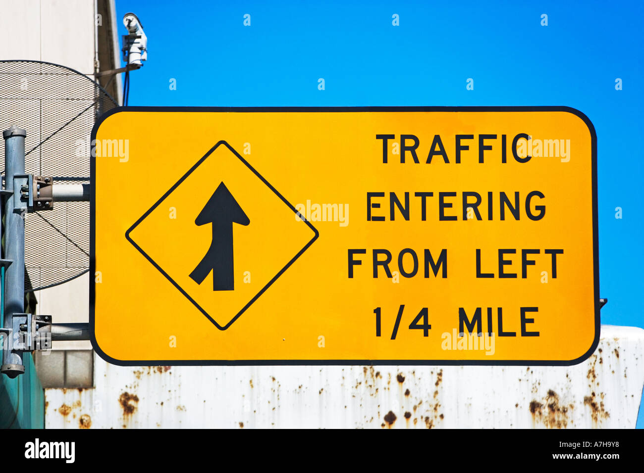 1 4 miles signs hi-res stock photography and images - Alamy