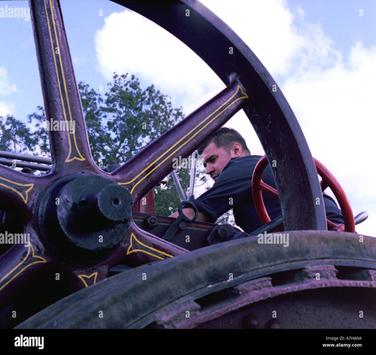 Steam Engine Drive 1 Stock Photo - Alamy
