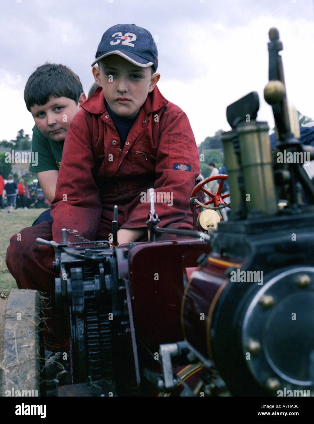 Steam Engine Driver 2 Stock Photo - Alamy