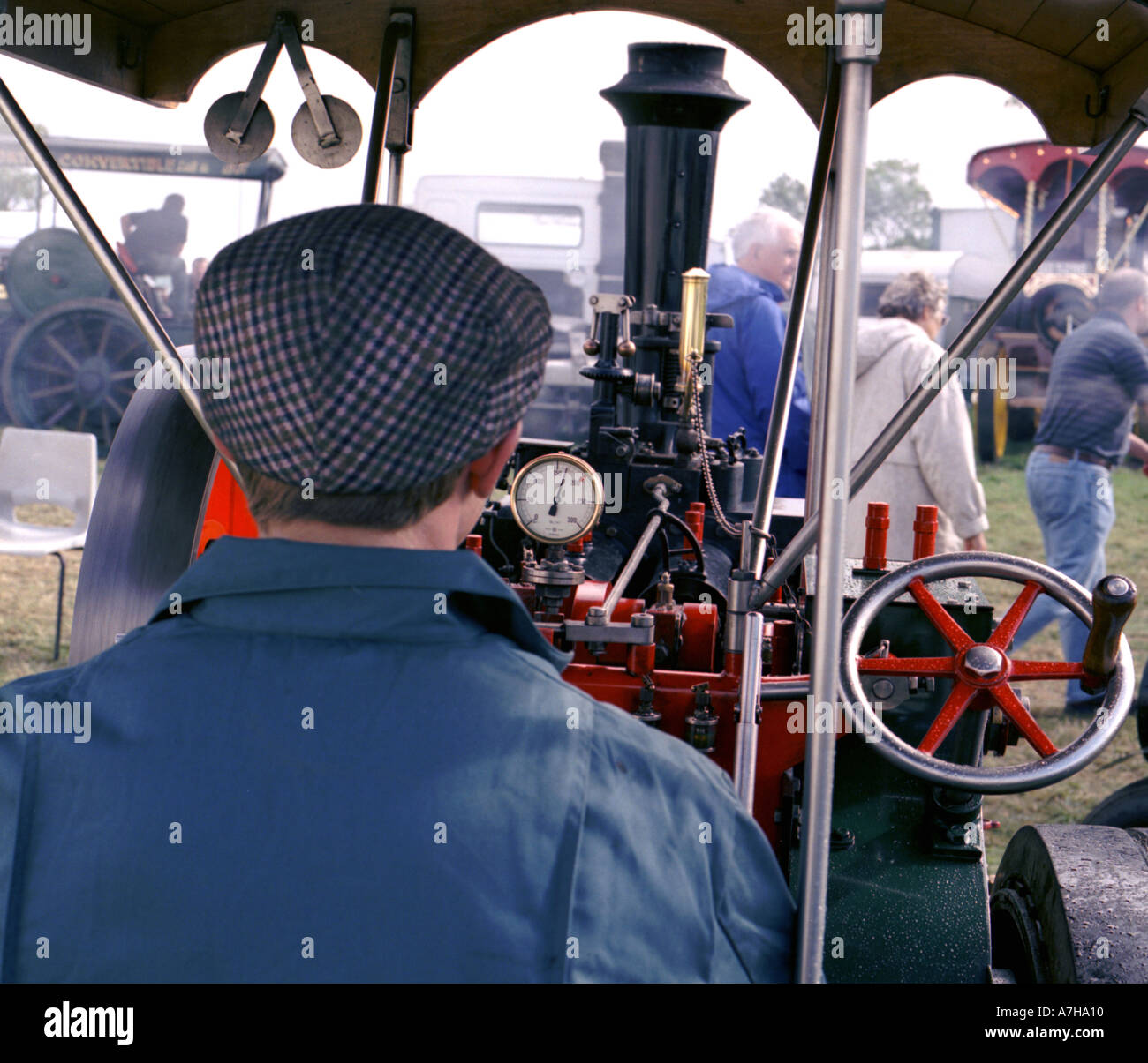Steam Engine Driver 4 Stock Photo - Alamy