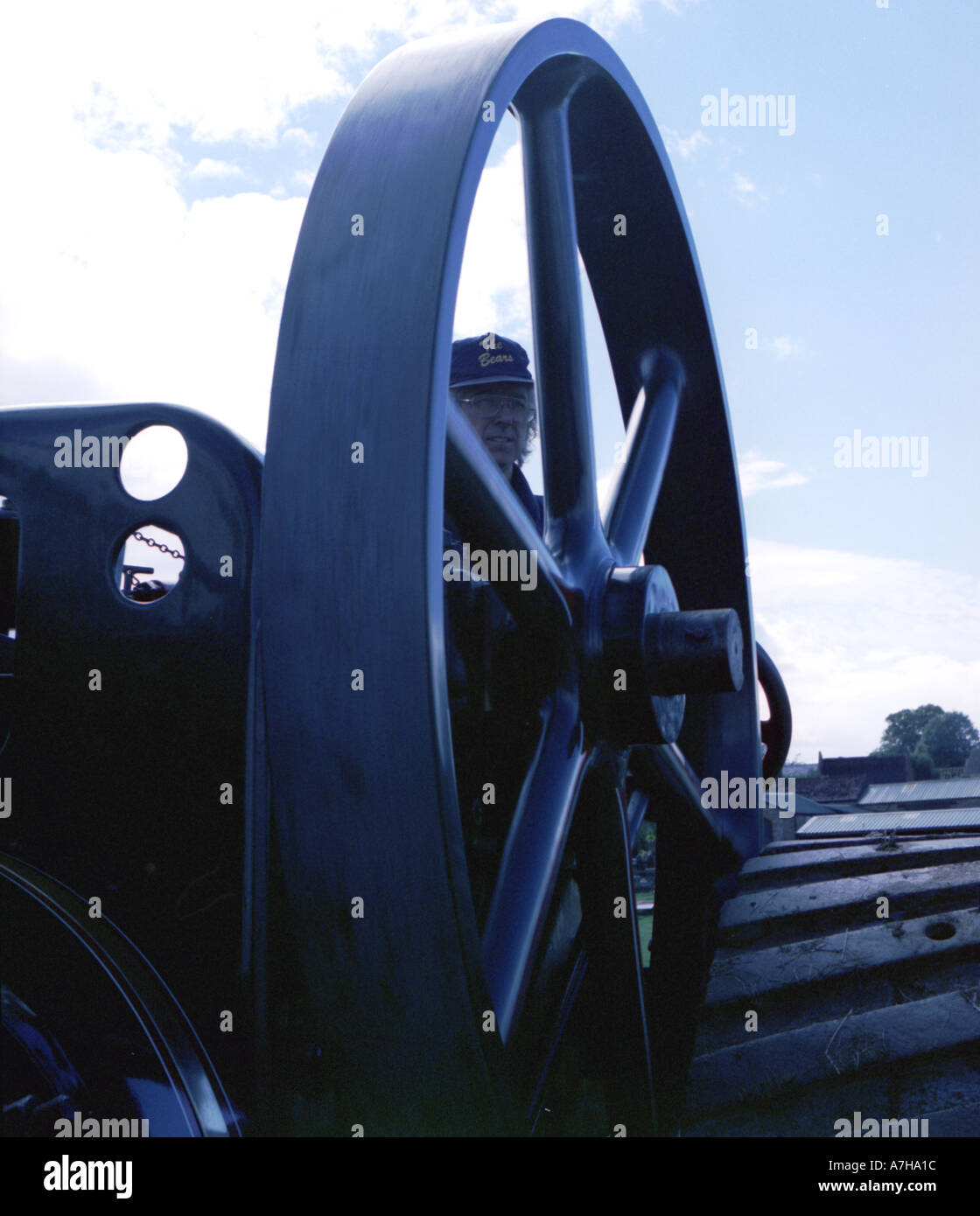 Steam Engine Driver 5 Stock Photo - Alamy